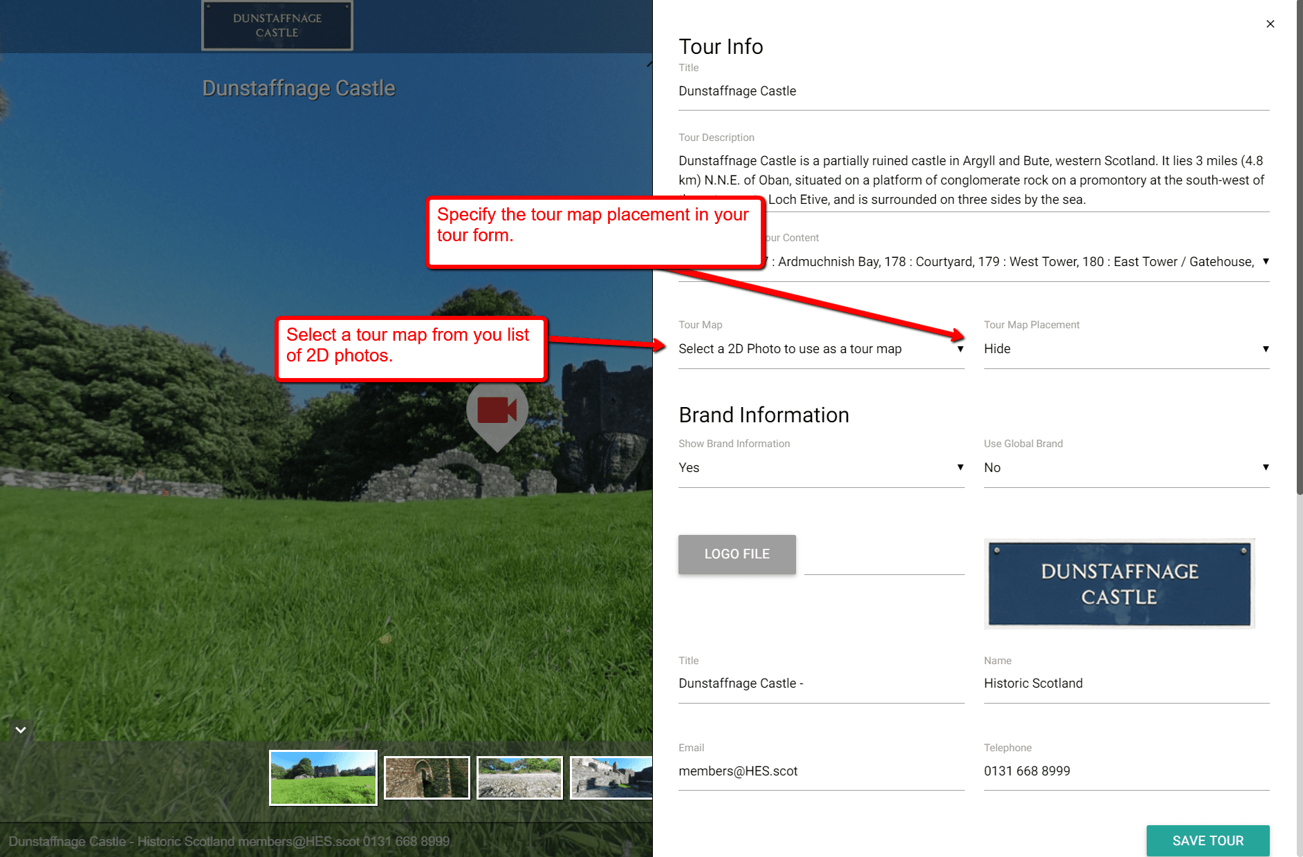 2D Photos and Tour Maps - Easy to Use Virtual Tour Software